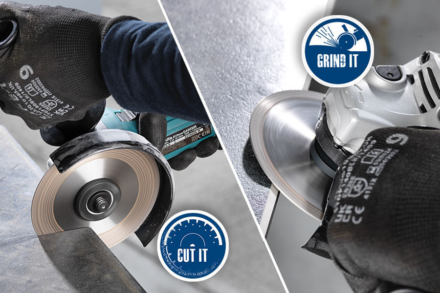 Duro Porcelain Combination Diamond Cutter & Grinder - DUT-X-CNG